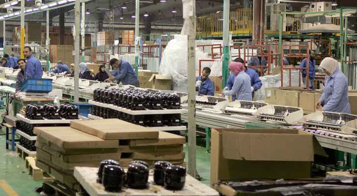 ارتفاع الرقم القياسي لكميات الإنتاج الصناعي في الأردن رؤيا الإخباري